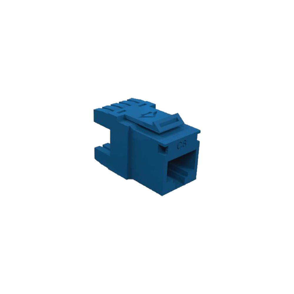 Compre Conector Femea Cat.5E 90/180 Azul 35030525 Em Promoção Aqui ...