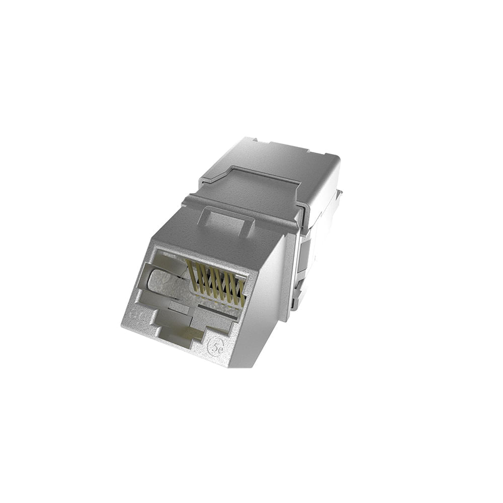 Compre Conector Femea Cat.5E Industrial (Blind) Ang Pr 35060511 Em ...