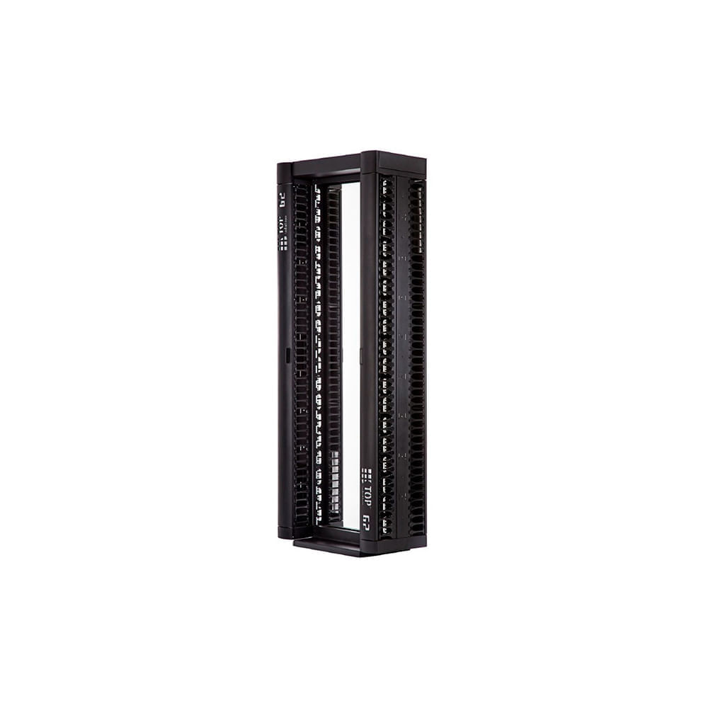Compre Rack Aberto Top Solution ´G2´ 25U C/ Estruturas E Guias Preto ...